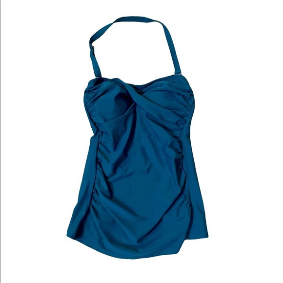 VENUS | Swim | Venus Halter Swimsuit Tankini Top Womans Teal Blue Size ...